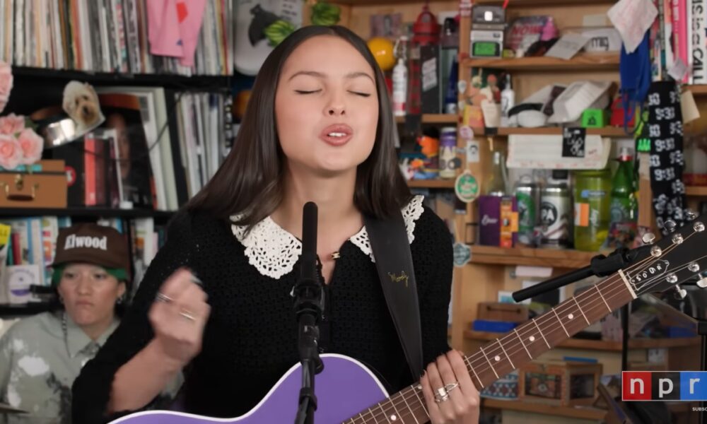 Watch Olivia Rodrigo perform on NPR's Tiny Desk