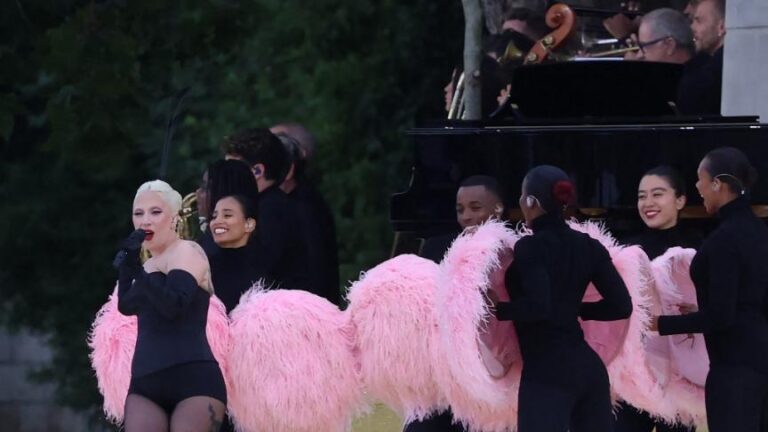 Olympic Games Ceremony: Lady Gaga Didn't Sing Live, Stairs Were Empty ...