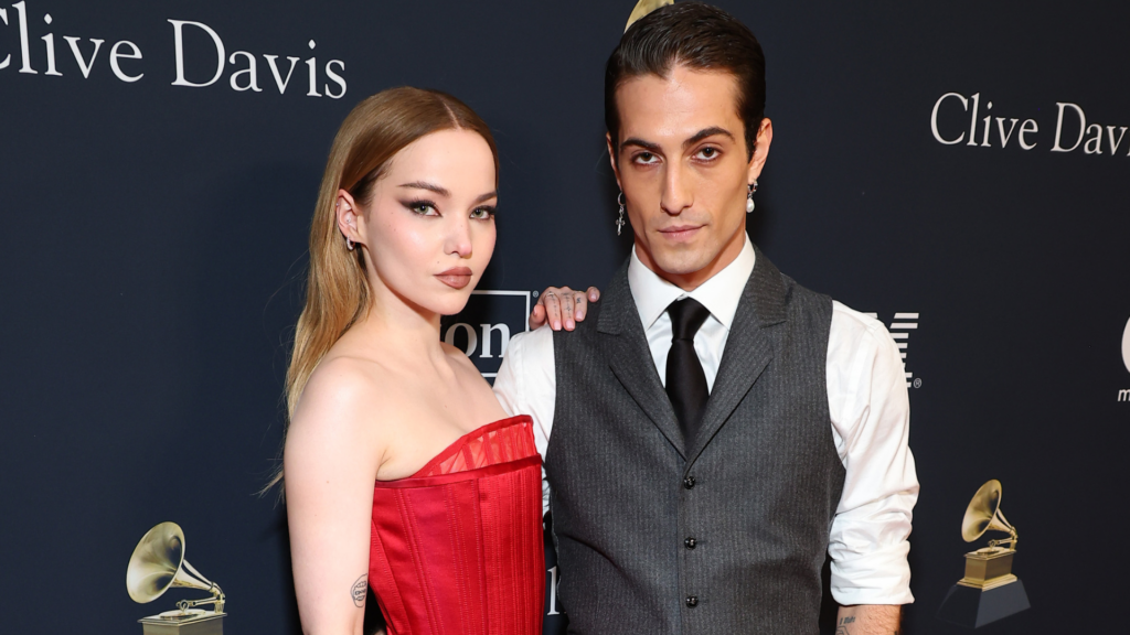 Måneskin: Dove Cameron in the front row at Rock en Seine to support her ...