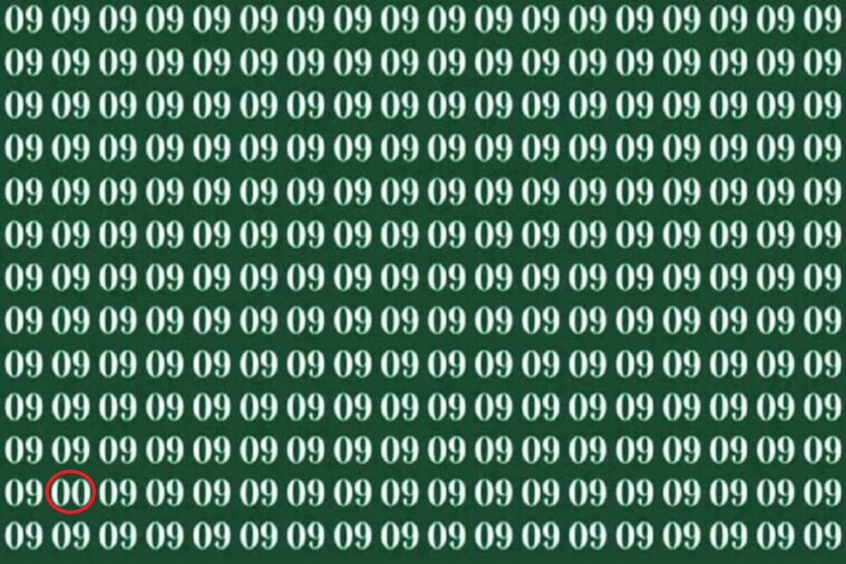 Only 7% can spot the hidden '00' in this visual test – are you one of them?